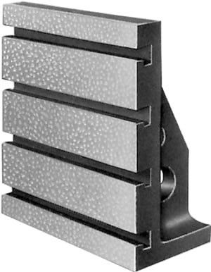 High Precision Metal Measuring Tools T Slotted Cast Iron Angle Plate ...