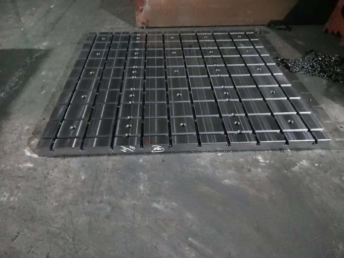 High Precision Steel T Slot Plate Square Rust Proof T Slotted Floor Plate