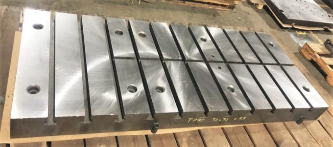 Professional Steel T Slot Plate Inspection Surface Plates Customized Size