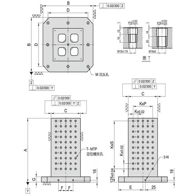 HT250 Customized Fixture Plates For Specific Workholding Requirements