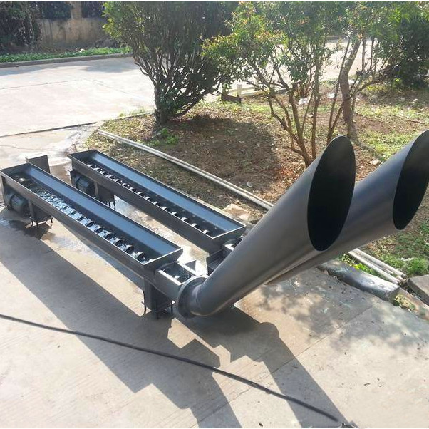 Small Footprint Chip Auger Conveyor Convenient Installation For Machine ...